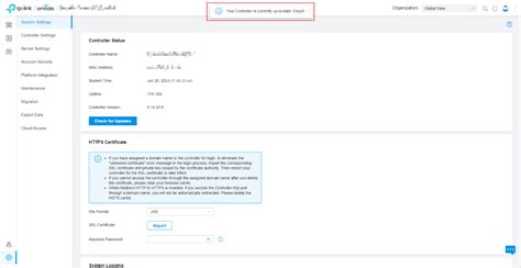 How To Upgrade The Omada Software Controller Omada Network Support