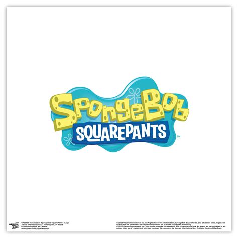 Gallery Pops Nickelodeon Spongebob Squarepants Logo Wall Art