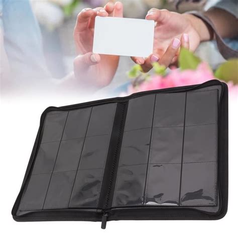 Cahier Range Classeur Carte 9 Pochettes Cartes à Collectionner Livre