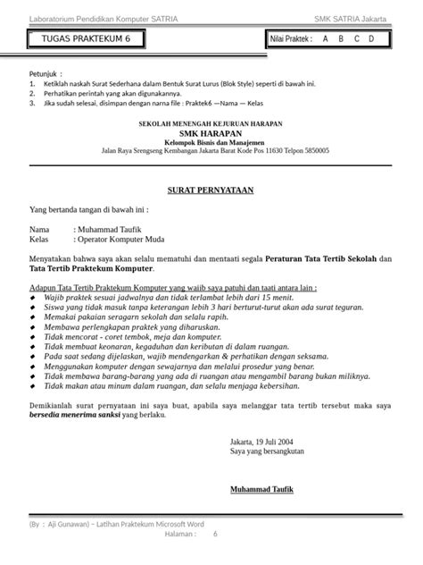 Tugas Word 5 Bagian 2 Pdf