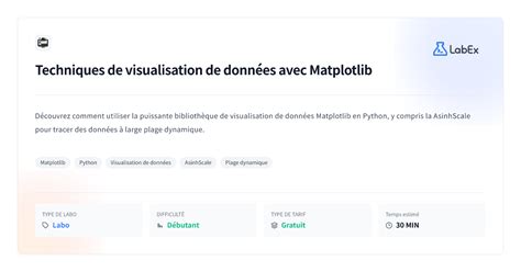 Matplotlib Bibliothèque De Visualisation De Données Python Labex