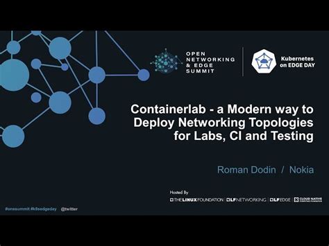 Free Video Containerlab A Modern Way To Deploy Networking Topologies