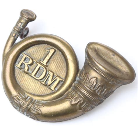 1st Royal Devon Military 1 Rdm Cap Badge Uk