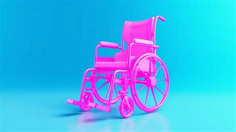 이중톤 파란색 휠체어가 있는 분홍색 배경 3d 렌더링 휠체어 회복 바퀴 달린 의자 배경 일러스트 및 사진 무료 다운로드 Pngtree