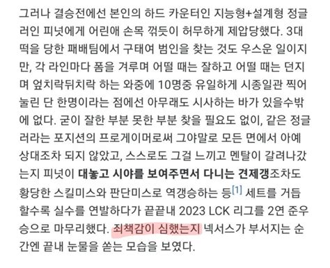 리그오브레전드 인벤 오너 나무위키 근황 Lol E스포츠 이야기 게시판