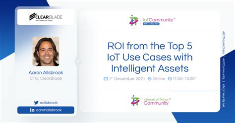 Iot Masterclass Roi From The Top 5 Iot Use Cases With Intelligent