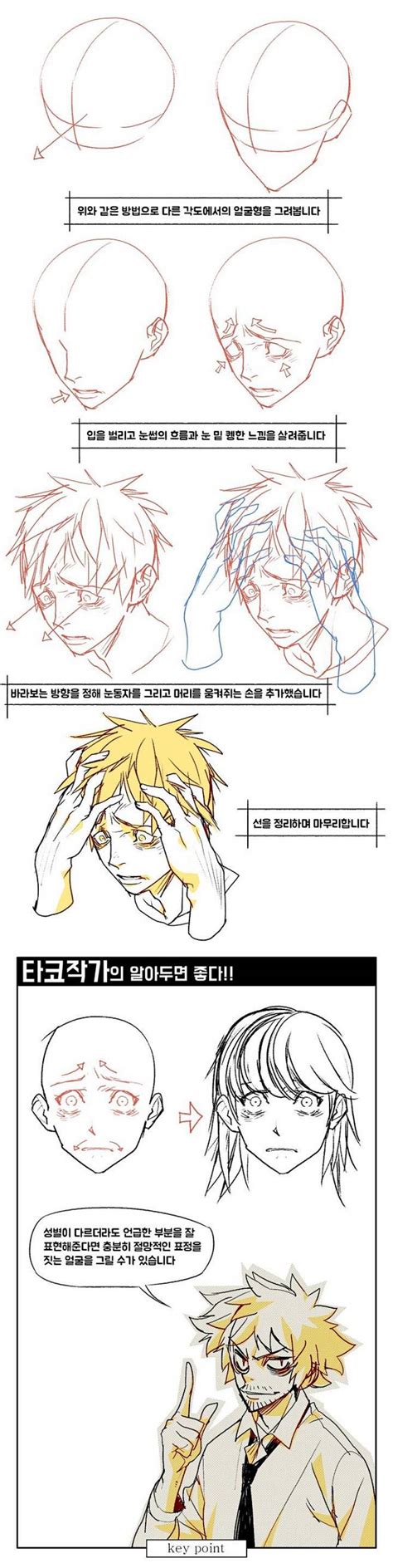 시크릿 캐릭터 드로잉절망적인 표정and부끄러운 표정 독자들의 질문을 선별해 기초부터 고급 테크닉까지 아낌없이 알려주는 타코작가의 비법 전수 시간 평소 얼굴만 그려