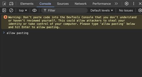 Disable Paste Protection In Chrome Devtools Stack Overflow