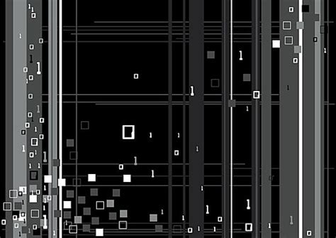Digital Binary Code Technology Graphic Element Transfer Vector Graphic