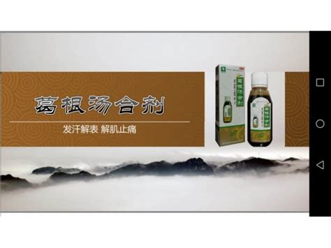 葛根汤合剂 120ml 东方医药网