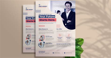 Digital Agency Flyer Template Print Templates Ft Poster And Meeting Envato
