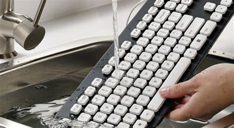 For Clumsy People A Goof Proof Spill Proof Washable Keyboard