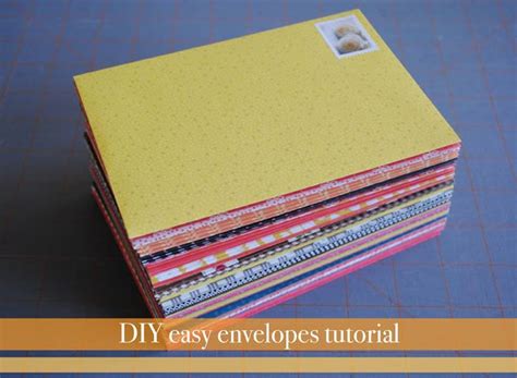 How To Make Easy DIY Envelopes Homemade Envelopes Diy Envelope How To Make An Envelope