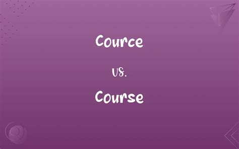 Cource Vs Course Decoding The Right Spelling