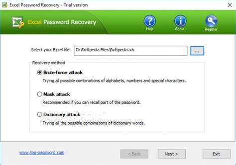 Excel Password Recovery Download Softpedia