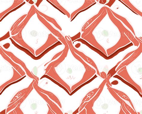 Seamless Pattern With Abstract Geometric Shapes Illustration 27187804 Png