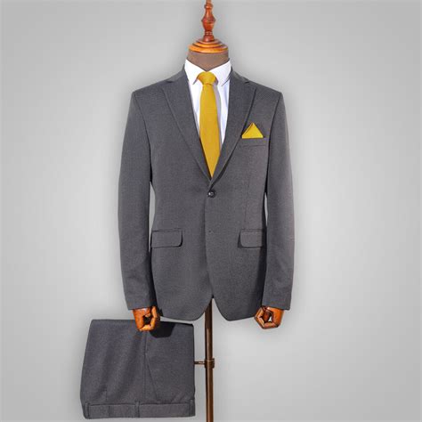 کت و شلوار رنگ خاکستری کد 1427 جامه سرا