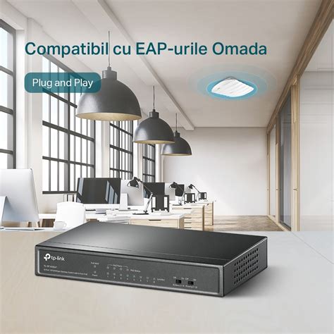 Tl Sf1008lp Switch Cu 8×porturi 10 100mbps Dintre Care 4×porturi Poe Tp Link România