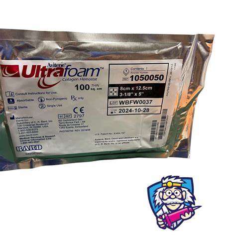 New Bard 1050050 Avitene Ultra Foam Disposables General For Sale