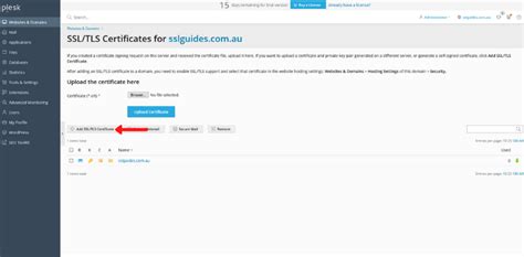 Plesk SSL Configuration And Installation Guide SSLTrust