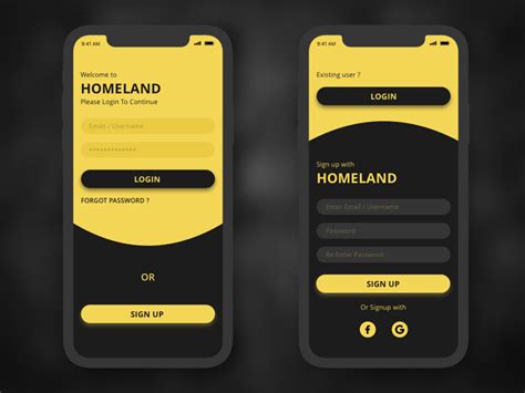 Flutter Awesome Splash Screen Login And Signup Uiux Designs
