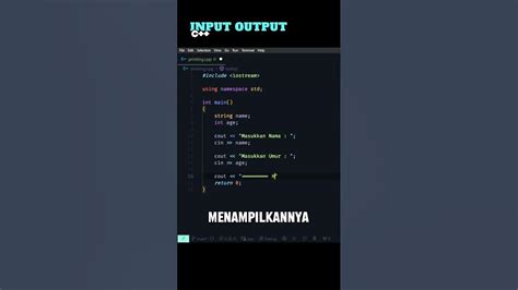 input output pada c shorts programming cpp youtube