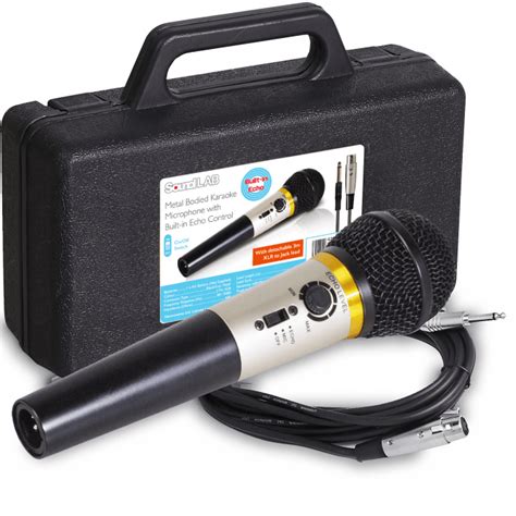 Dynamic Vocal Microphone With Echo Effect For Dj Karaoke