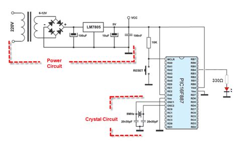 التحكم في إَضاءة Led بإستخدام Pic16f877a Electronic Bubble