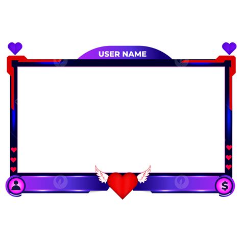 발렌타인 스트림 오버레이 Png 이미지 및 벡터 하트 날개 블루 발렌타인 데이 사이버 펑크 오버레이 경기 Png 일러스트 및 벡터 에 대한 무료 다운로드 Pngtree