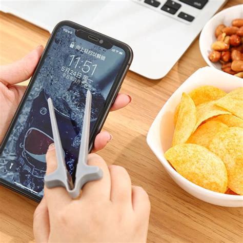 Купити 2pcs Пальці палички продовольчого класу антидеформа пластикові творчі картопляні чіпси