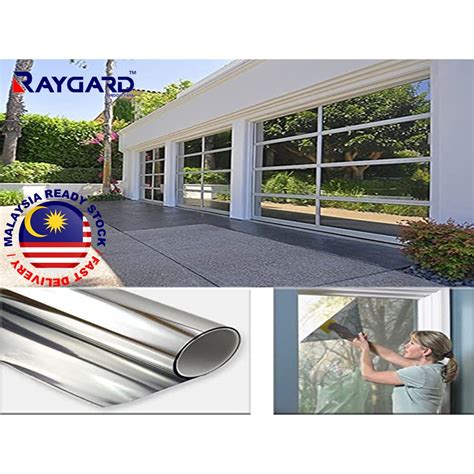Silver Silver Privacy Window Film One Way Mirror Uv Protection Window