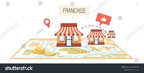 프랜차이즈 중소기업 비즈니스 모델 개념 확장성장 스톡 벡터로열티 프리 2075492431 Shutterstock