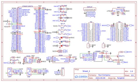 Stm32f103r Series Core Board Oshwlab