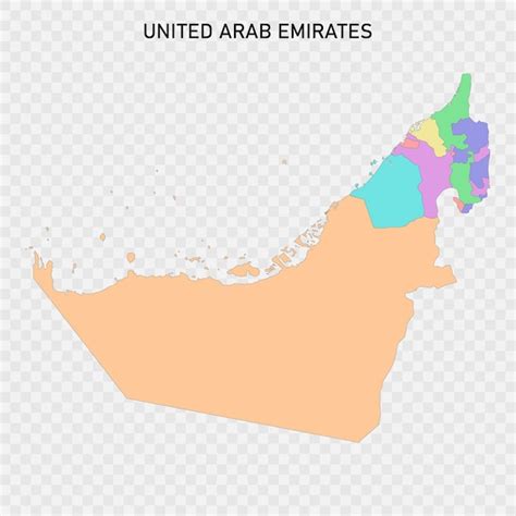 Premium Vector Isolated Colored Map Of