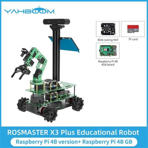 rosmaster x3 plus ros robot python programming with mecanum wheel 6dof
