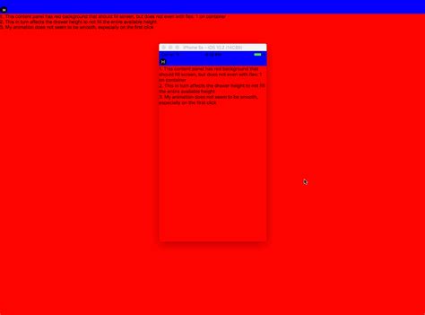 Drawer Component · Issue 137 · Microsoftreactxp · Github