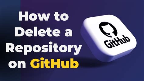 How To Delete Github Repository How To Delete A File On Github Repository Youtube