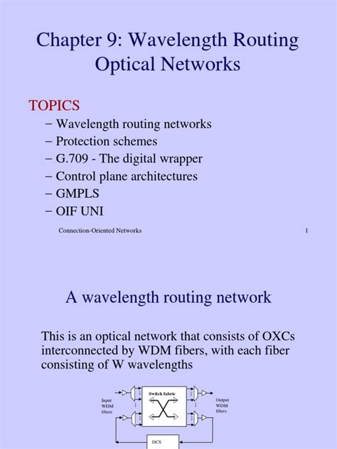 Chapter9 Wavelength Routing Optical Networks Pdf Multiprotocol Label Switching Networking