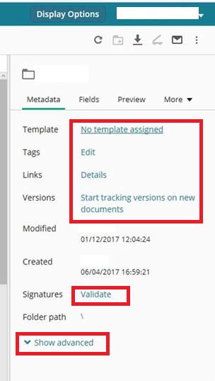 Grayed Out Metadata Options On Laserfiche Web Access Laserfiche Answers