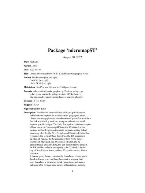 fillable online cran case micromapst linked micromap plots for u s