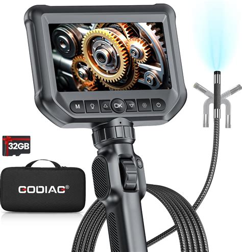 Two Way Articulating Borescope Dxztoz Wireless Endoscope Camera With 6 5mm Tiny