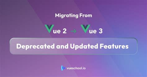 Vue School On Linkedin Migrating From Vue 2 To Vue 3 Deprecated And