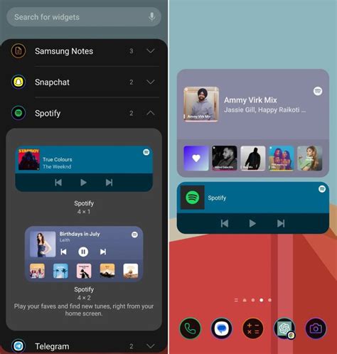 New Spotify Widget For Samsung Devices Gets A Recommendation Upgrade