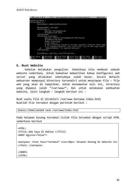 Konfigurasi Web Server Pdf