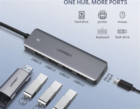 Ugreen 50985 4 Port Usb 30 Hub Cyberdeals Sri Lanka