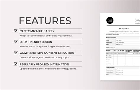 PPE Fit Test Form Template In Word PDF Google Docs Download Template Net
