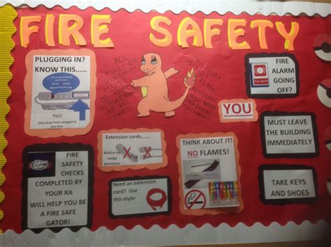 Fire Safety Bulletin Board Ideas