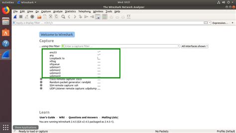 Wireshark Linux Command Coinras
