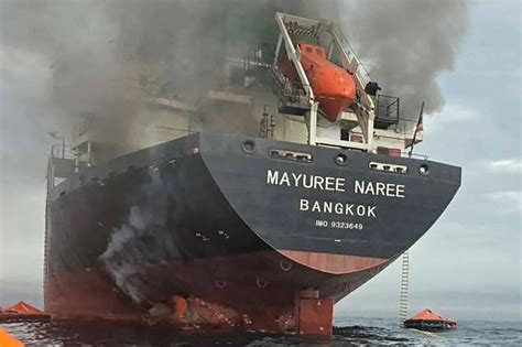 Thai Navy Says Cargo Ship Attacked Near Strait Of Hormuz 20 Crew