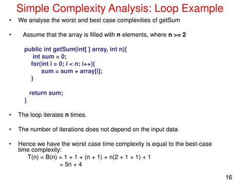 Ppt Complexity Analysis Part I Powerpoint Presentation Free